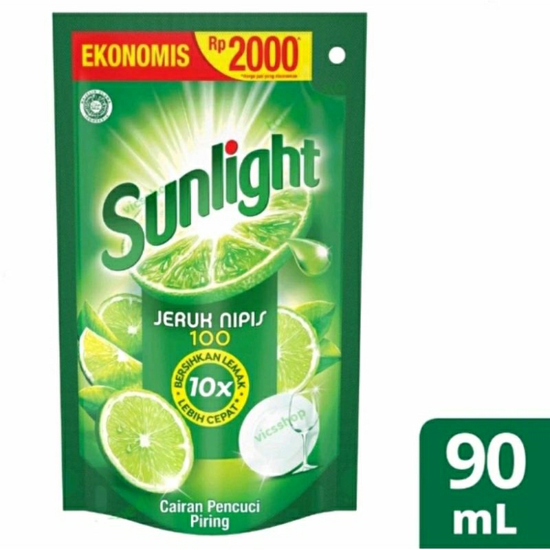 Jual Sunlight Sabun Pencuci Piring Jeruk Nipis kemasan 2000 ekonomis | Shopee Indonesia