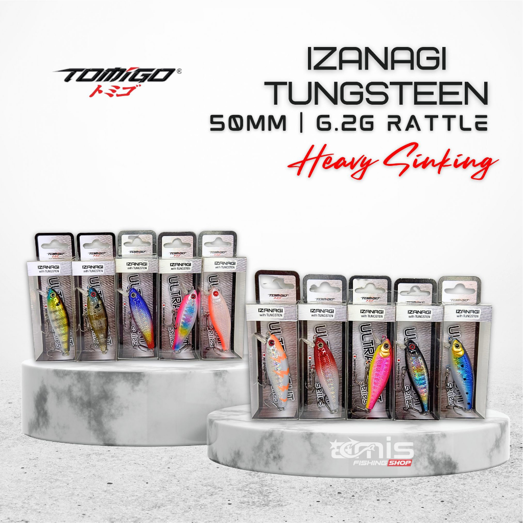 Jual Tomigo Izanagi Tungsten Umpan Casting Minnow UL | Shopee Indonesia