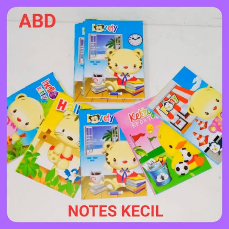 Jual Buku Notes kecil / buku kreditan isi 28 lembar halaman (isi 10 pcs ...