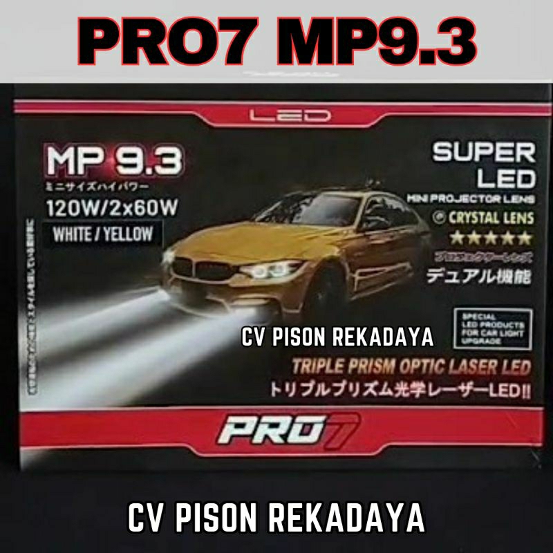 Jual Mini Projie PRO7 MP9.3 Triple Lens 3 mata MP93 Mini Projector 60 ...