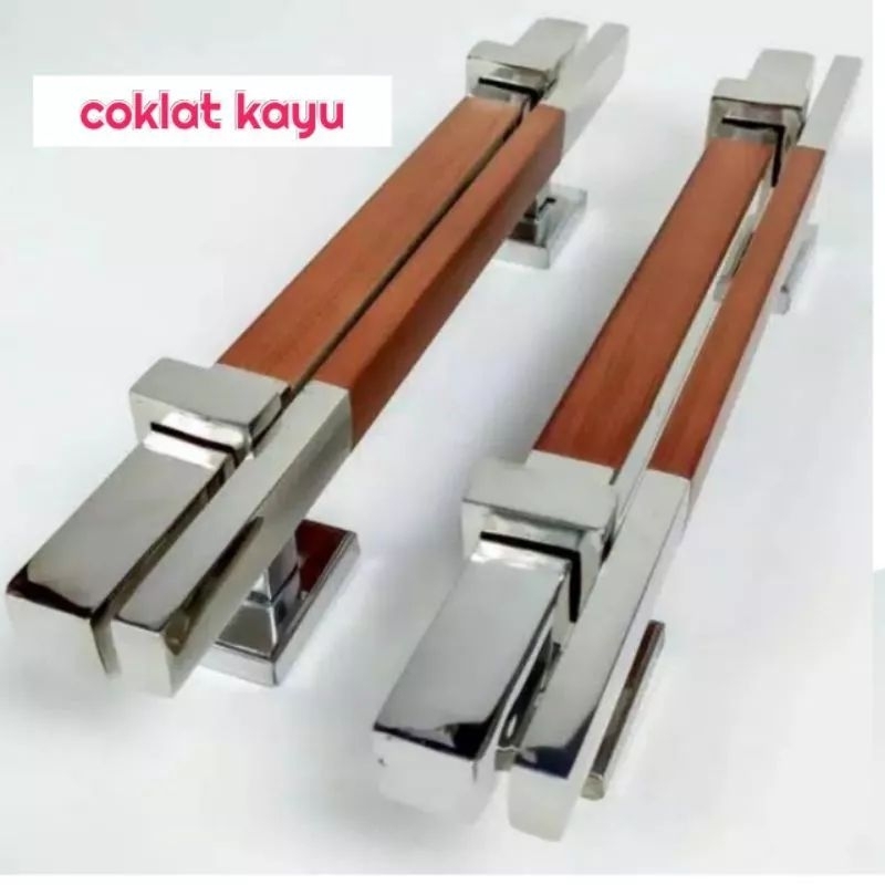 Jual Handle pintu rumah minimalis stainless steel 80cm 100cm || gagang ...