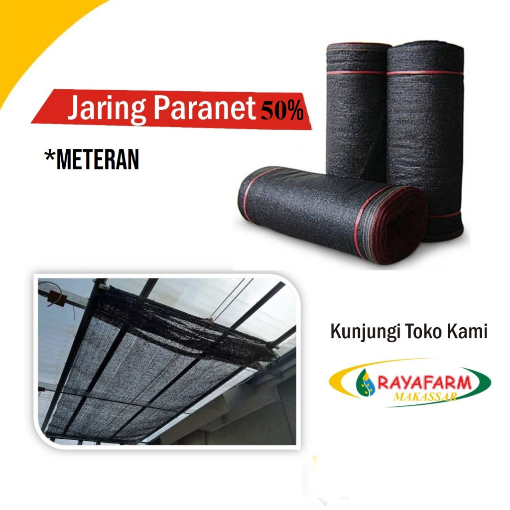 Jual Paranet / Shading Net 50% Lebar 1,8 Meter (Meteran) | Shopee Indonesia