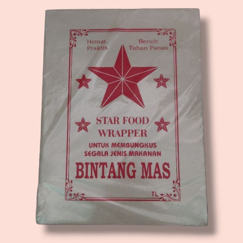 Jual KERTAS MINYAK BINTANG MAS | Shopee Indonesia