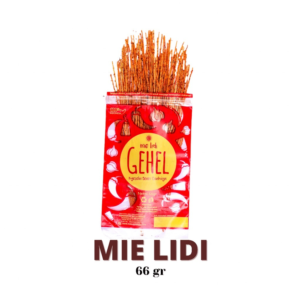 Jual Mie Lidi Gehel Snack Kekinian Cemilan Pedas Aneka Rasa | Shopee ...