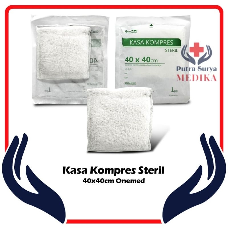 Jual Kasa Kompres Steril 40x40cm Onemed | Shopee Indonesia