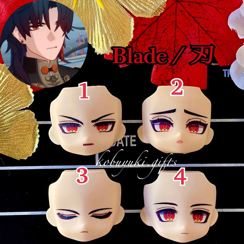 Jual Blade Nendoroid Faceplate faceswap doll gsc ob11 Honkai star rail ...