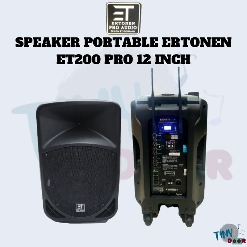 Jual Speaker Portable Wireless Bluetooth ERTONEN ET200 Pro 12 inch ...