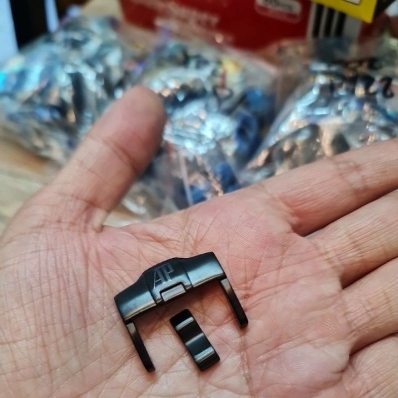 Jual STRAP AP 725A Strap Tali Karet kulit asli 1000% Jam Audemars ...