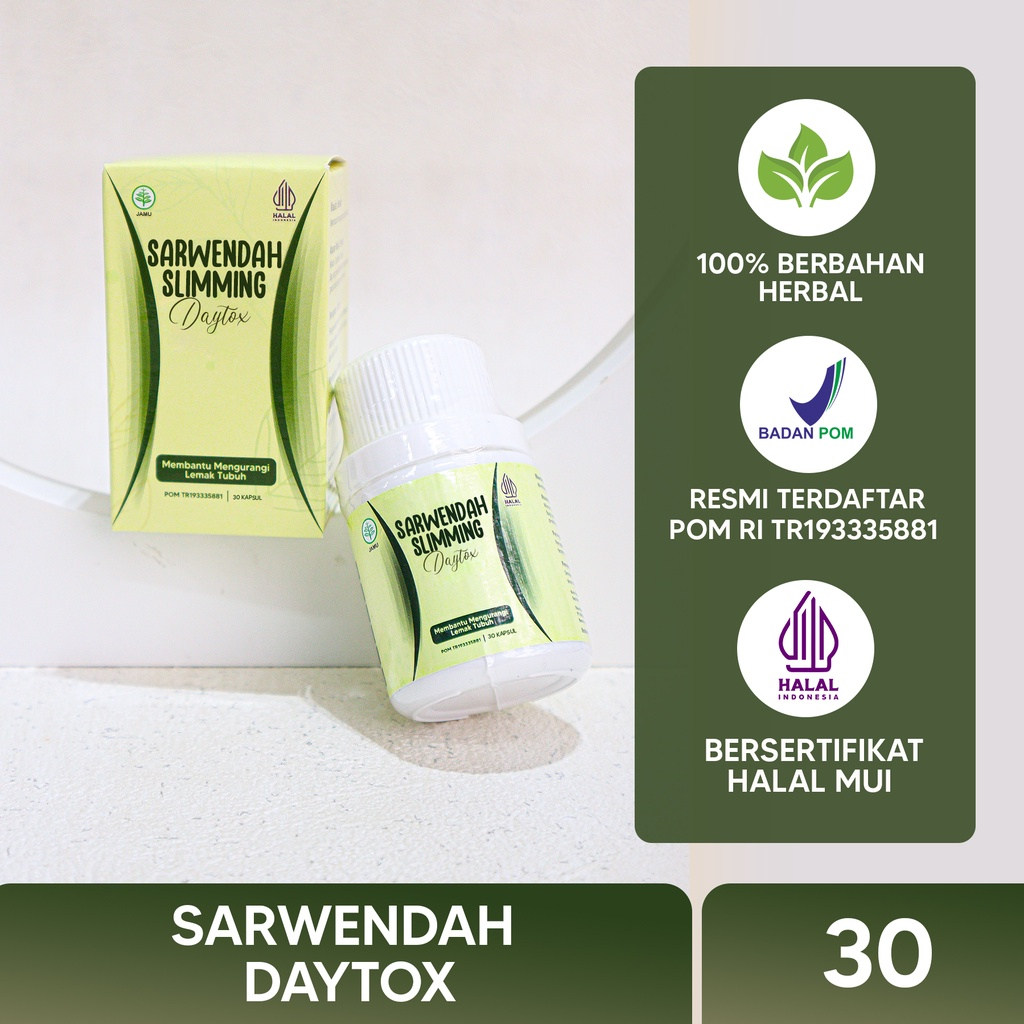Jual Sarwendah Slimming Daytox Capsule Penurun Berat Badan Suplemen ...