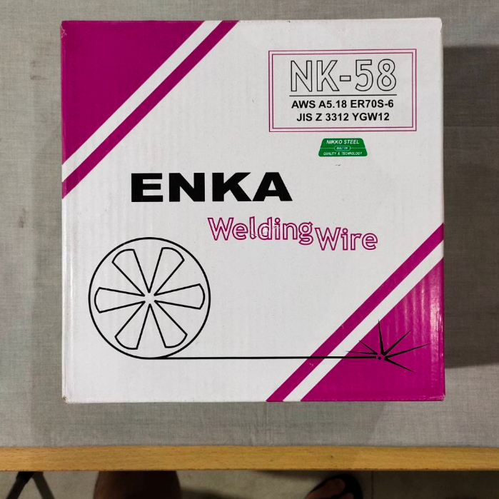 Jual Kawat Las MIG 0.8mm 1mm 1.2mm 1.6mm NK-58 ER70S-6 ENKA NK58 0,8 1 1,2 1,6mm Mig Wire Co2 ...