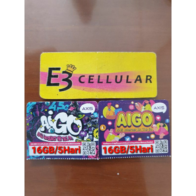 Jual Voucher AXIS AIGO MINI SS 16GB (5Hari) | Shopee Indonesia