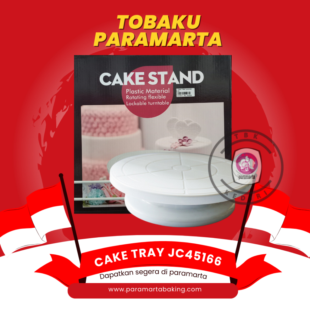 Jual MEJA PUTAR CAKE TRAY CAKE STAND TEMPAT KUE MEJA HIAS / CAKE TRAY ...