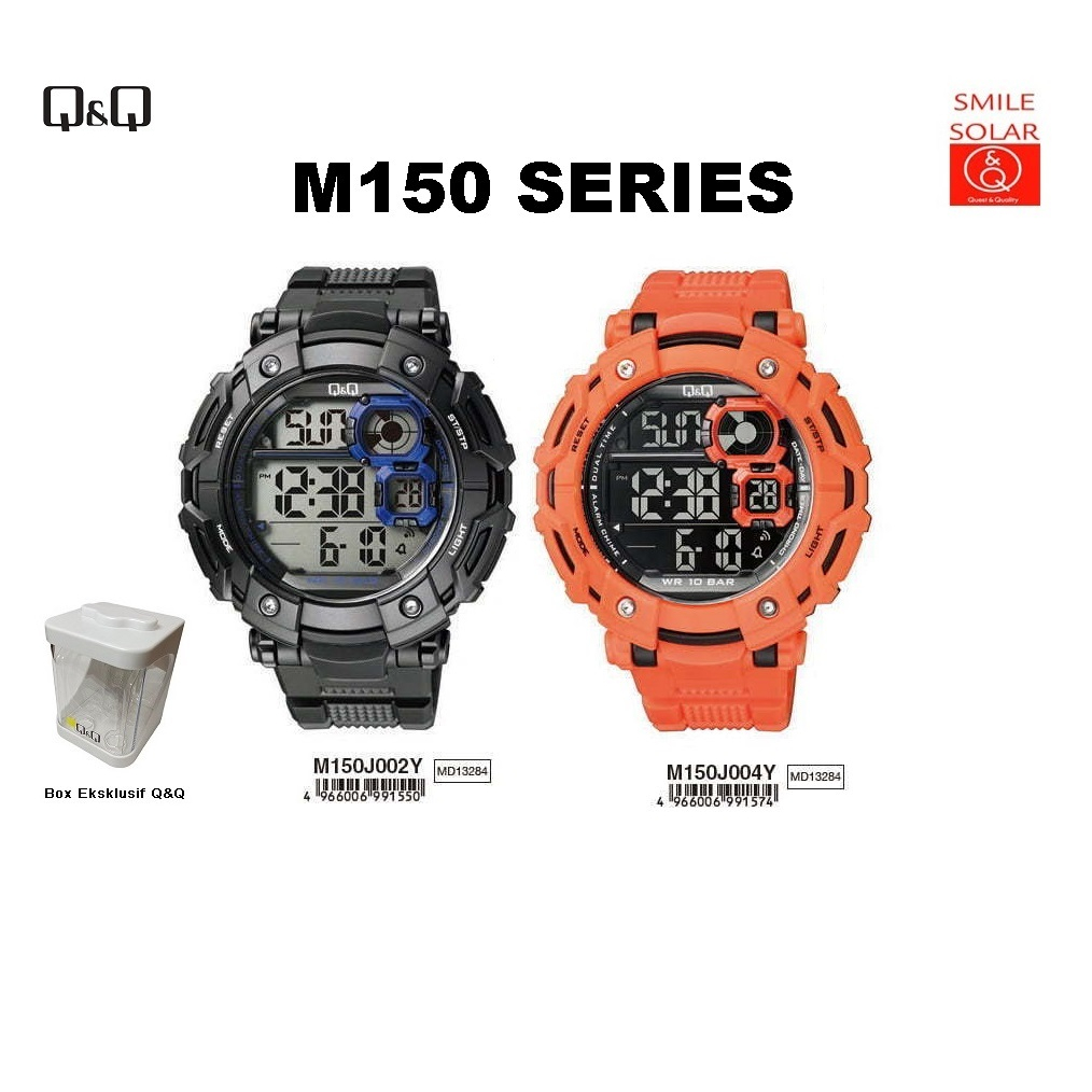 Jual Jam Tangan Pria Casual Sporty Rubber Digital Original Q&Q QnQ QQ ...