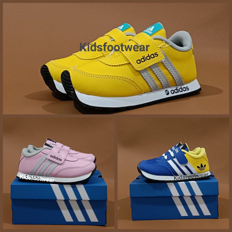 Jual Sepatu anak Sneakers fashion casual terbaru Kuning sekolah running ...