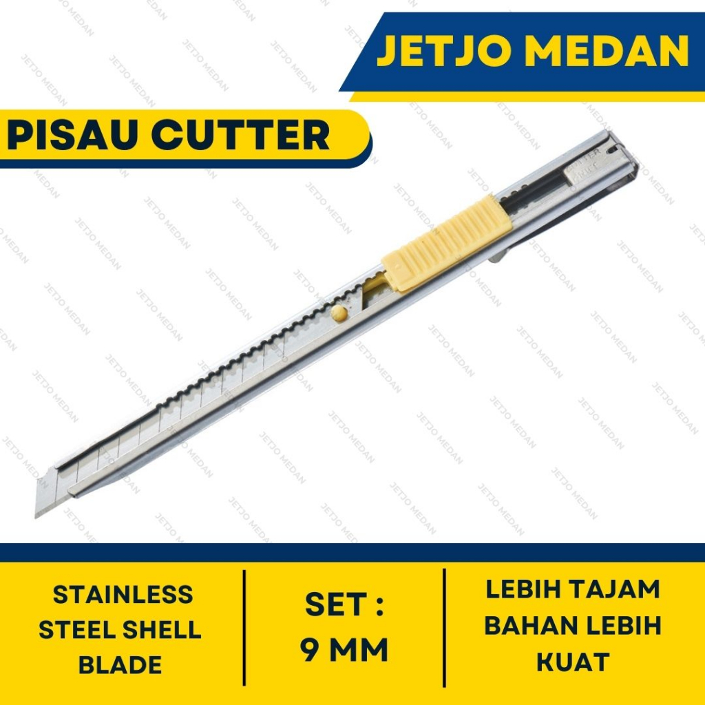 Jual Jetjo - Pisau cutter 9MM , 18mm alat potong cutting knife LAKONI ...