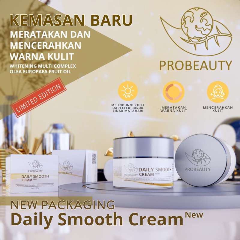 Jual Probeauty Daily smooth cream / krim siang dengan foundation ...