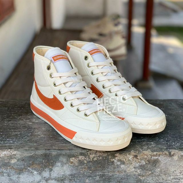 Jual Sepatu Compass - Retrograde Hi Creme Pumpkin | Sepatu Sneakers ...