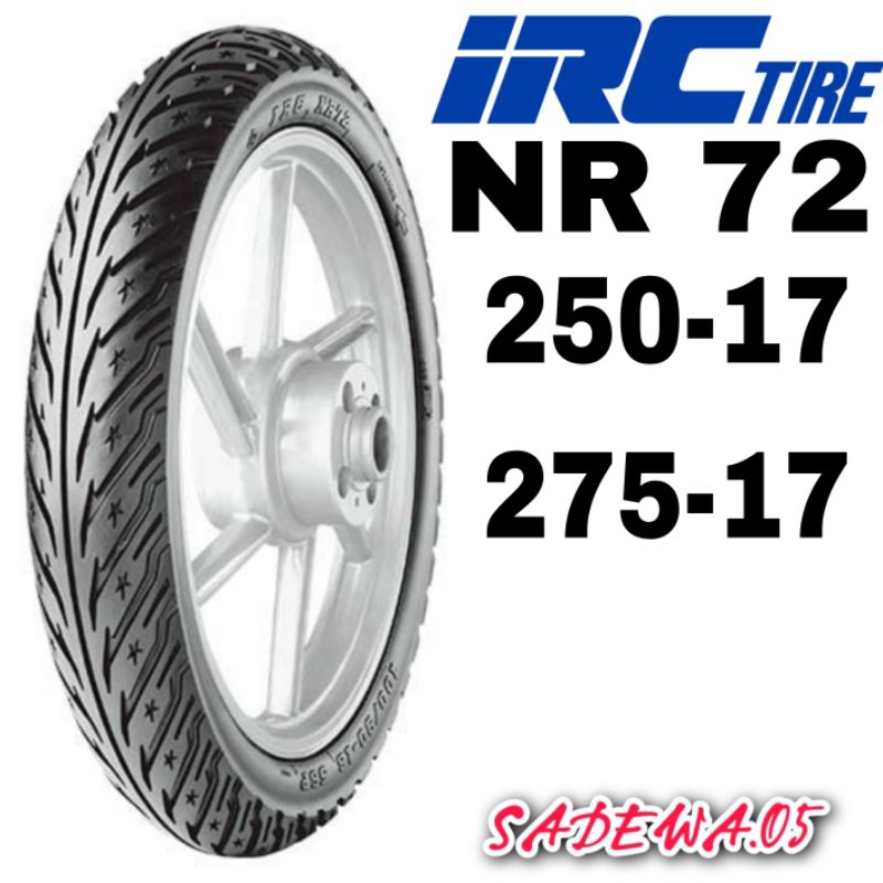 Jual BAN IRC NR72 250-17 275-17 BAN SUPRA X125, KARISMA, VEGA R ...