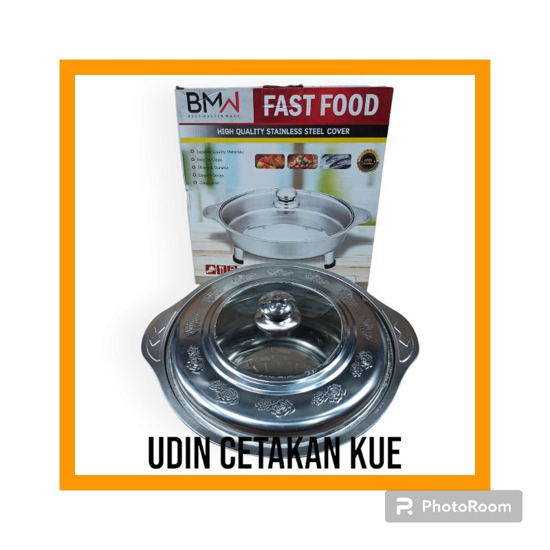 Jual Tempat Prasmanan Bulat Bmw Fast Food Tutup Kombinasi | Shopee ...