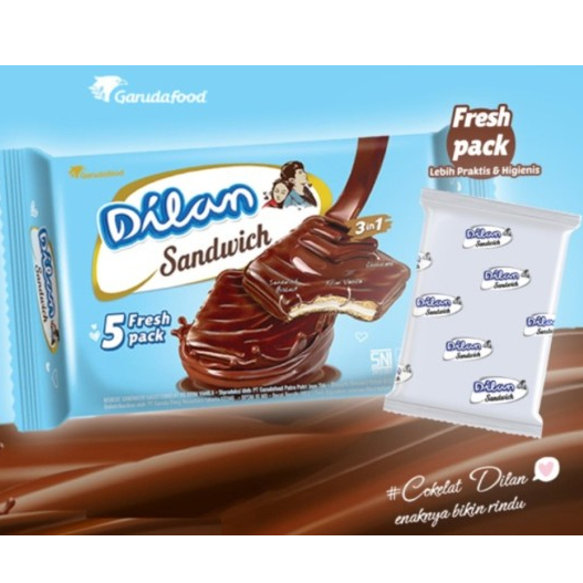 Jual DILAN SANDWICH 3 IN 1 (5fresh pack @16gram) | Shopee Indonesia