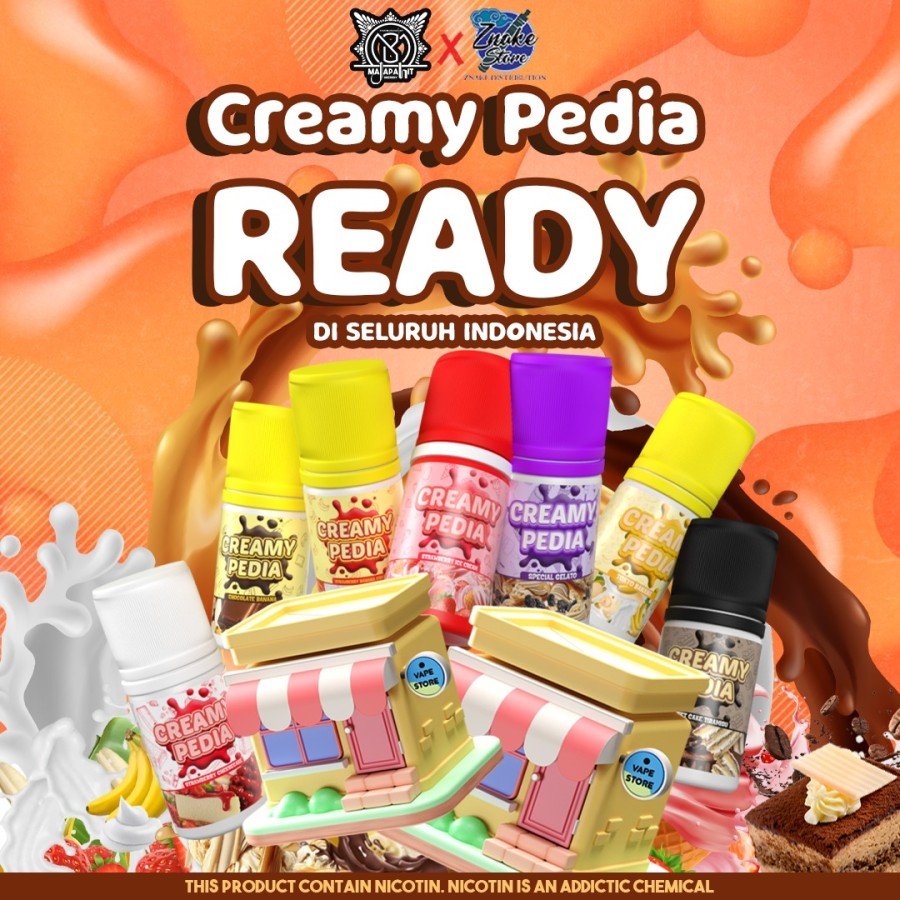 Jual [SALT] - CREAMY PEDIA 30ML 15MG PODS SERIES BLACK COFFEE ...