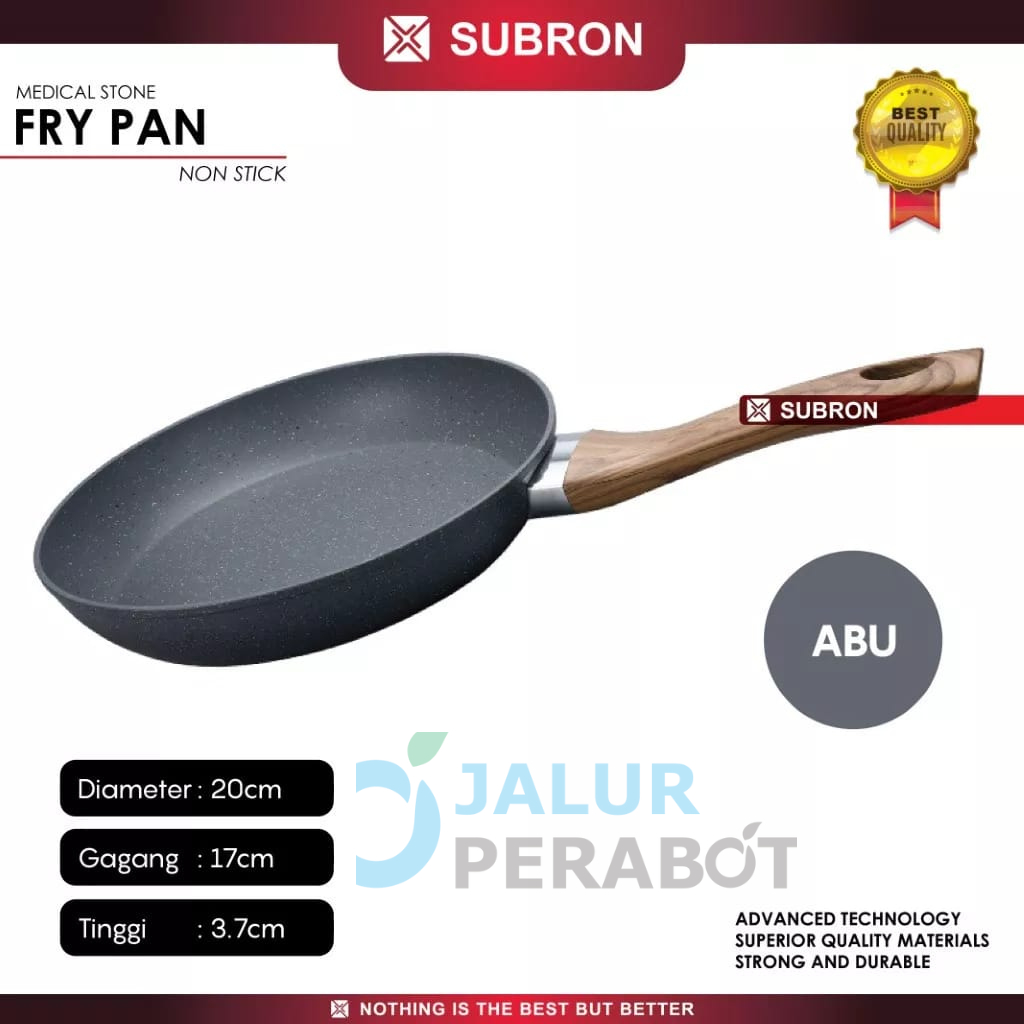 Jual SUBRON Frying Pan Fry Pan Frypan Teflon Medical Stone Penggorengan ...