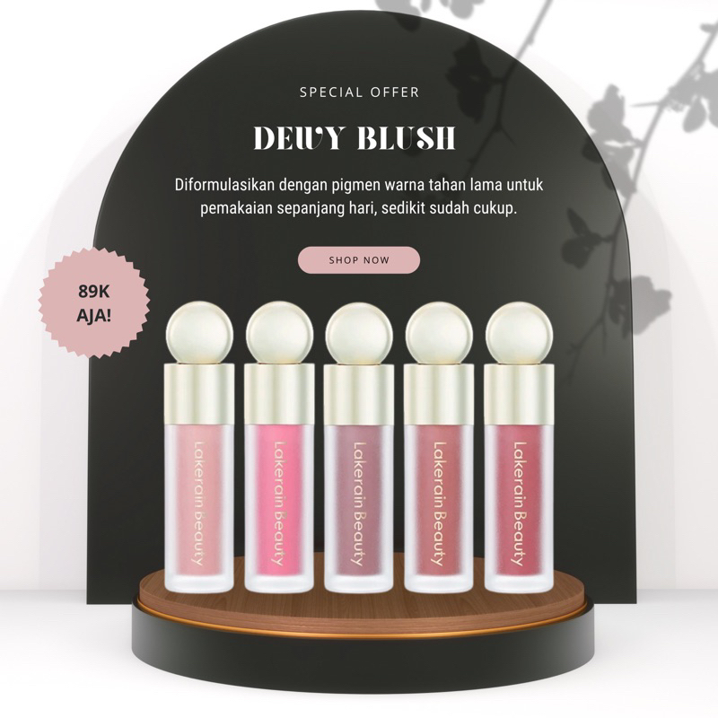 Jual Karsha - Lakerain Rare Liquid Blush / Blush Cair (Duppe R*re ...