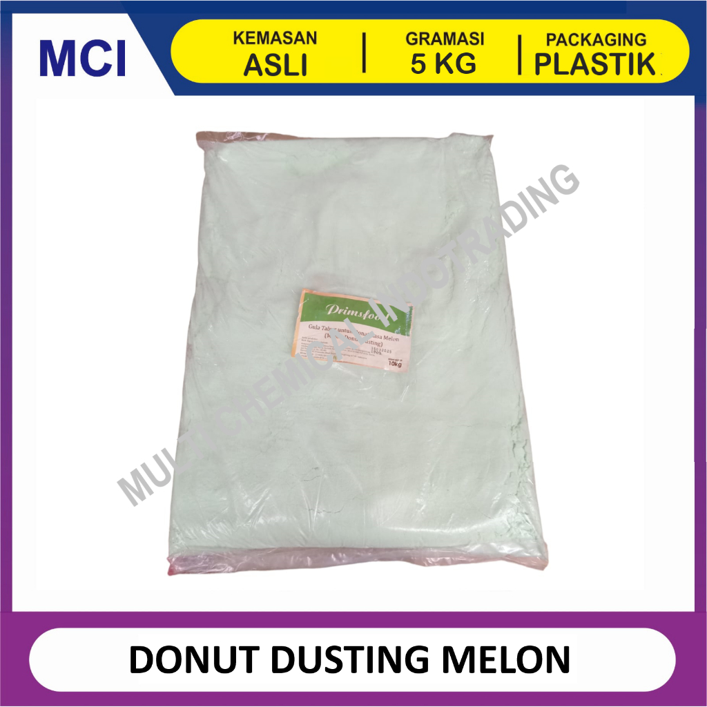 Jual PRIMSFOOD DONUT DUSTING GULA DONAT DINGIN MELON MINT 5 KG | Shopee ...