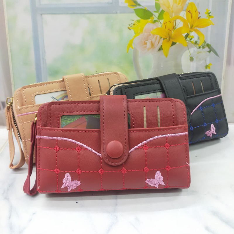 Jual COD DOMPET WANITA FOREVER YOUNG BORDIR KOREAN STYLE UKURAN SEDANG ...