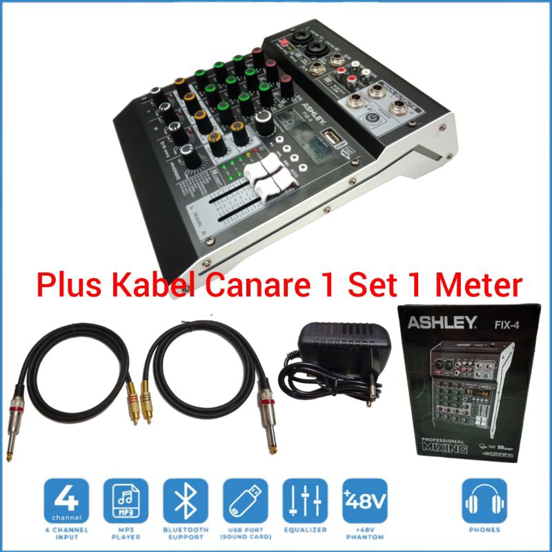 Jual Mixer Ashley Premium 4,Better 4,Mix 400,M house 4,Option 402 , Fix 6PC Soundcard, Bluetooth ...