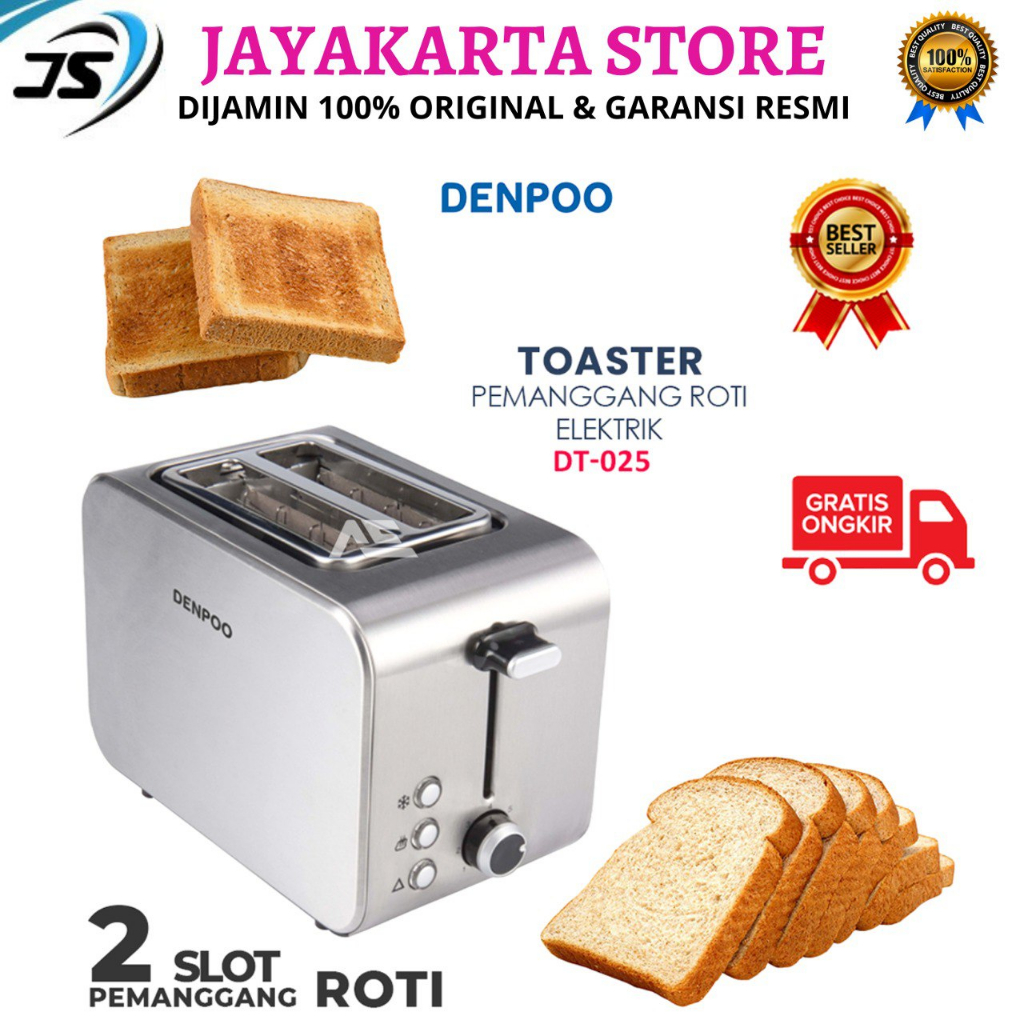 Jual PEMANGGANG ROTI TOASTER DENPOO PRAKTIS DAN MUDAH DIGUNAKAN ...