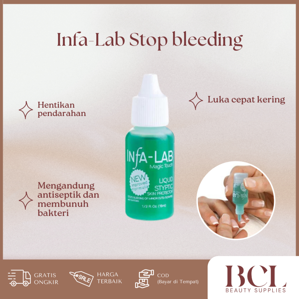 Jual Infa-Lab stop bleeding Magic Touch Liquid Styptic Skin Protector ...