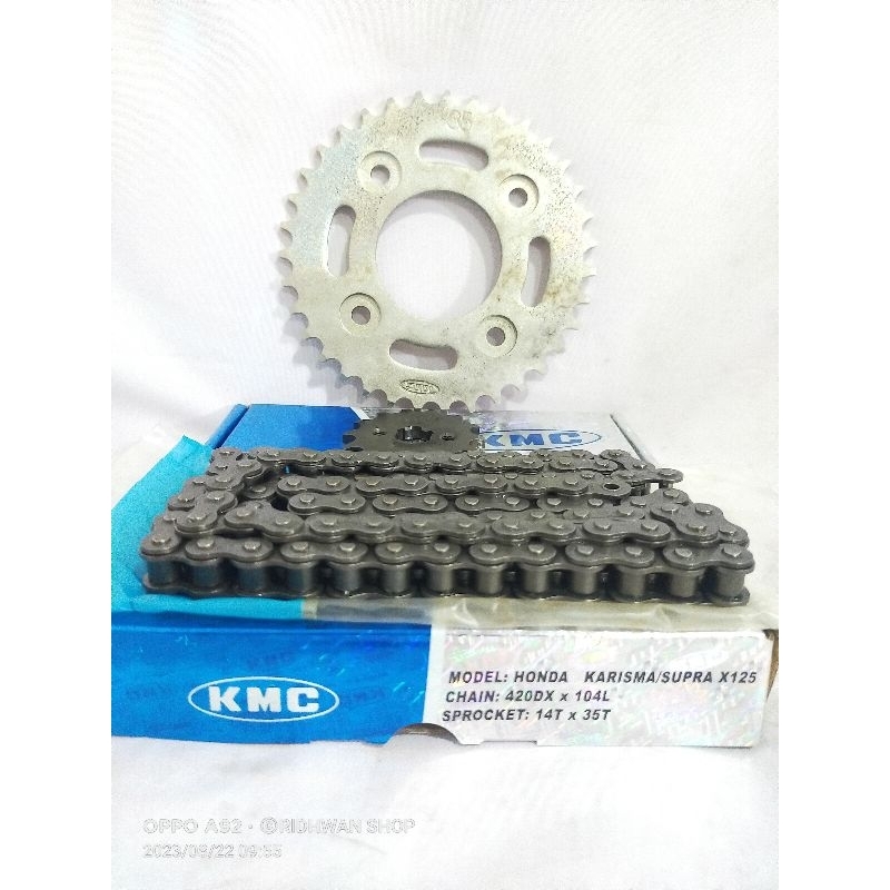 Jual SEPAKET GER RANTAI SPROCET CHAIN SUPRA X 125 OLD NEW BUKAN INJEKSI ...