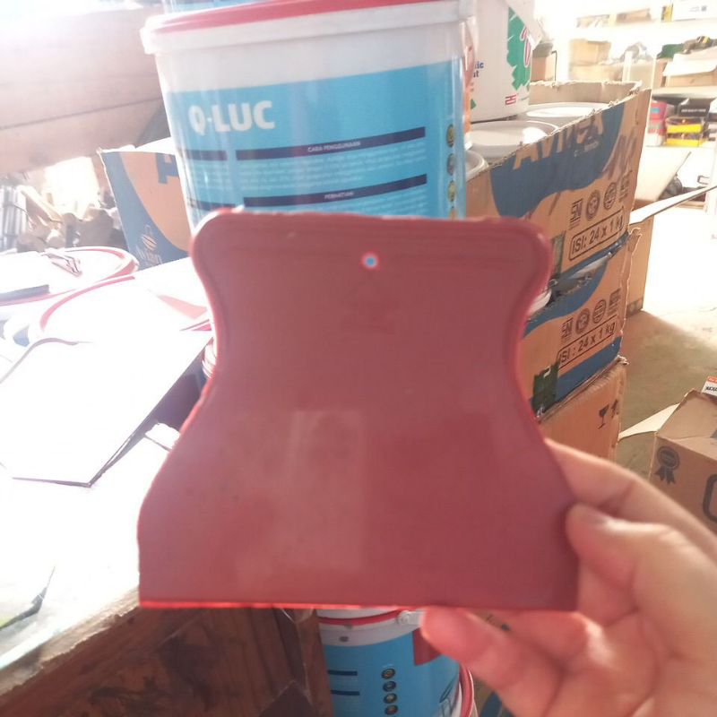 Jual skrab dempul tembok // skrap // kape plastik // scrub | Shopee ...