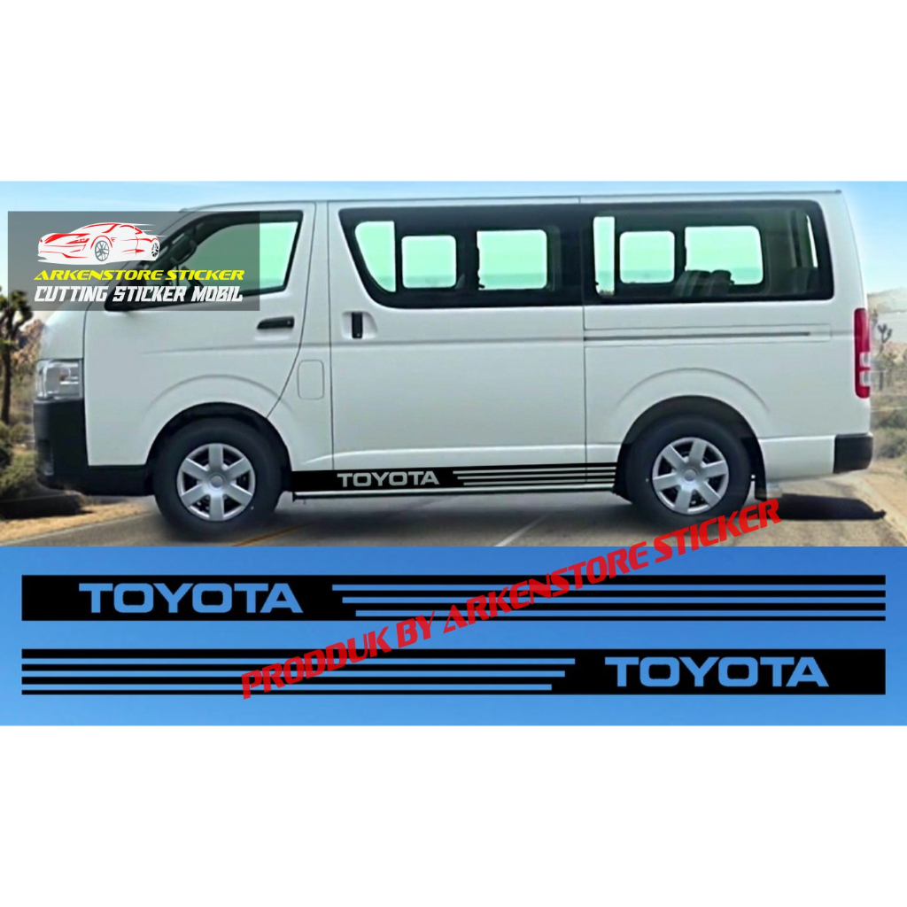 Jual sticker stiker mobil toyota hiace cutting sticker list mobil ...