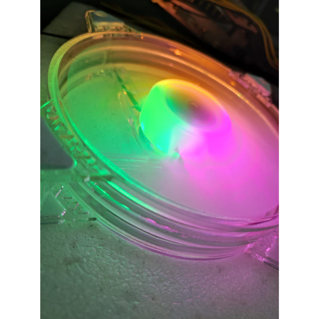 Jual FAN CASING RGB FAN RGB 12CM TRANSPARAN FIXED COLOUR | Shopee Indonesia