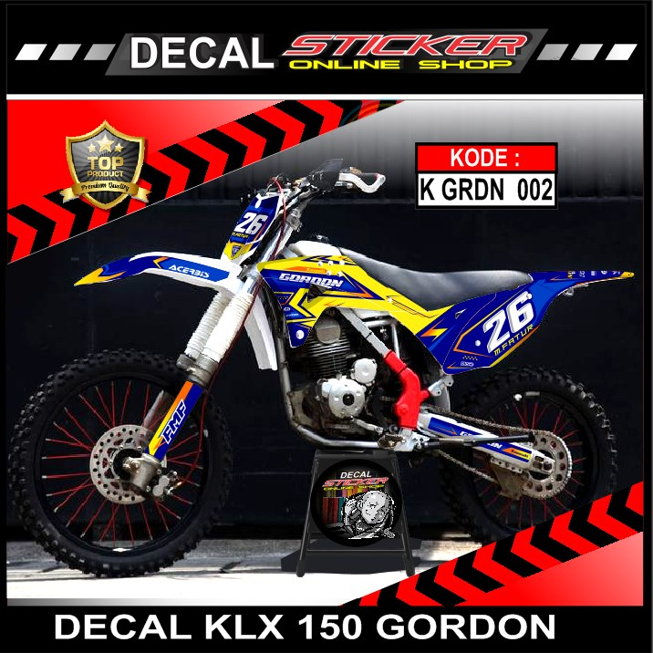 Jual STIKER KLX GORDON NEW DESIGN KEREN | Shopee Indonesia