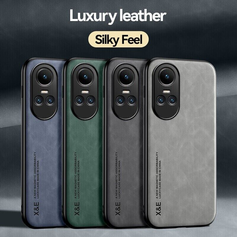 Jual Case Oppo Reno 10 5G / Reno10 Pro 5G Leather Magnetic Suede Casing ...