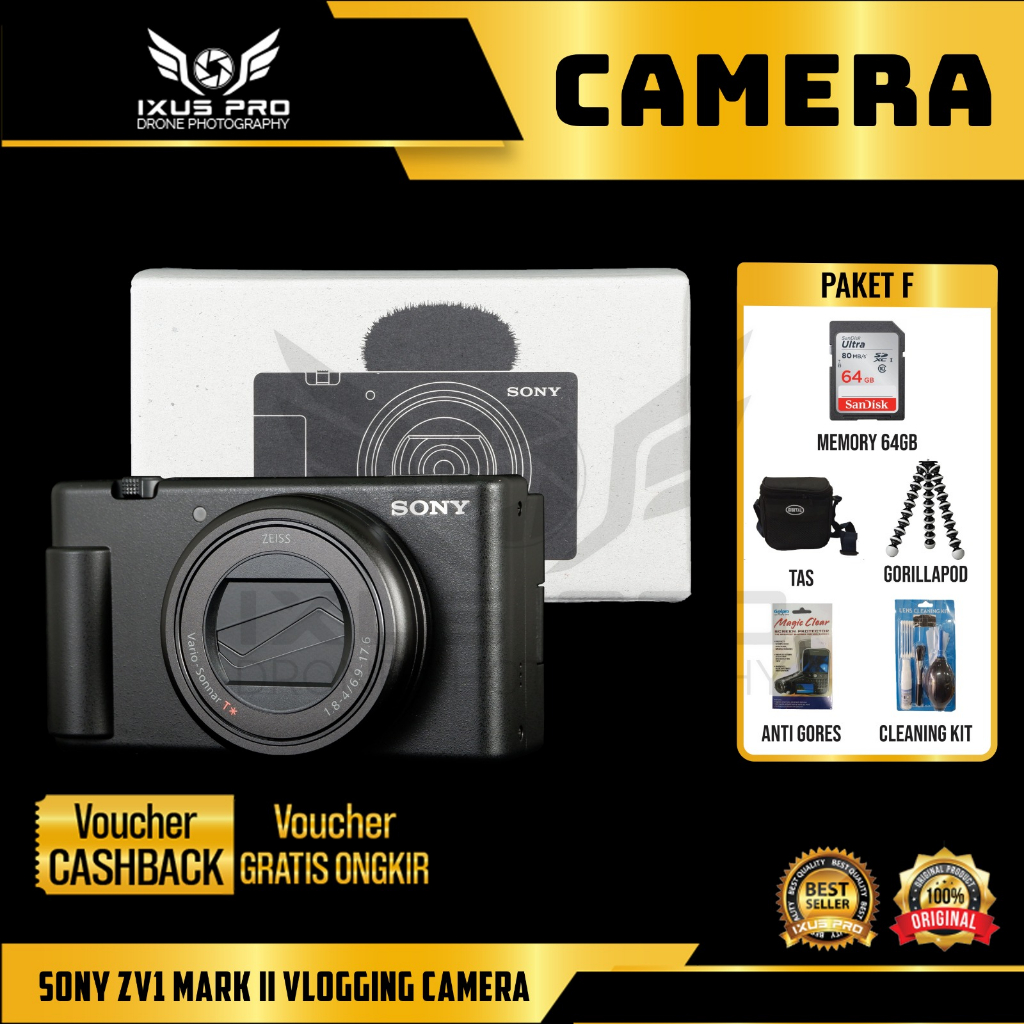 Jual Sony ZV1 II Vlogging Camera Sony ZV-1 Mark II Sony Z V1 2 ZV1II ...