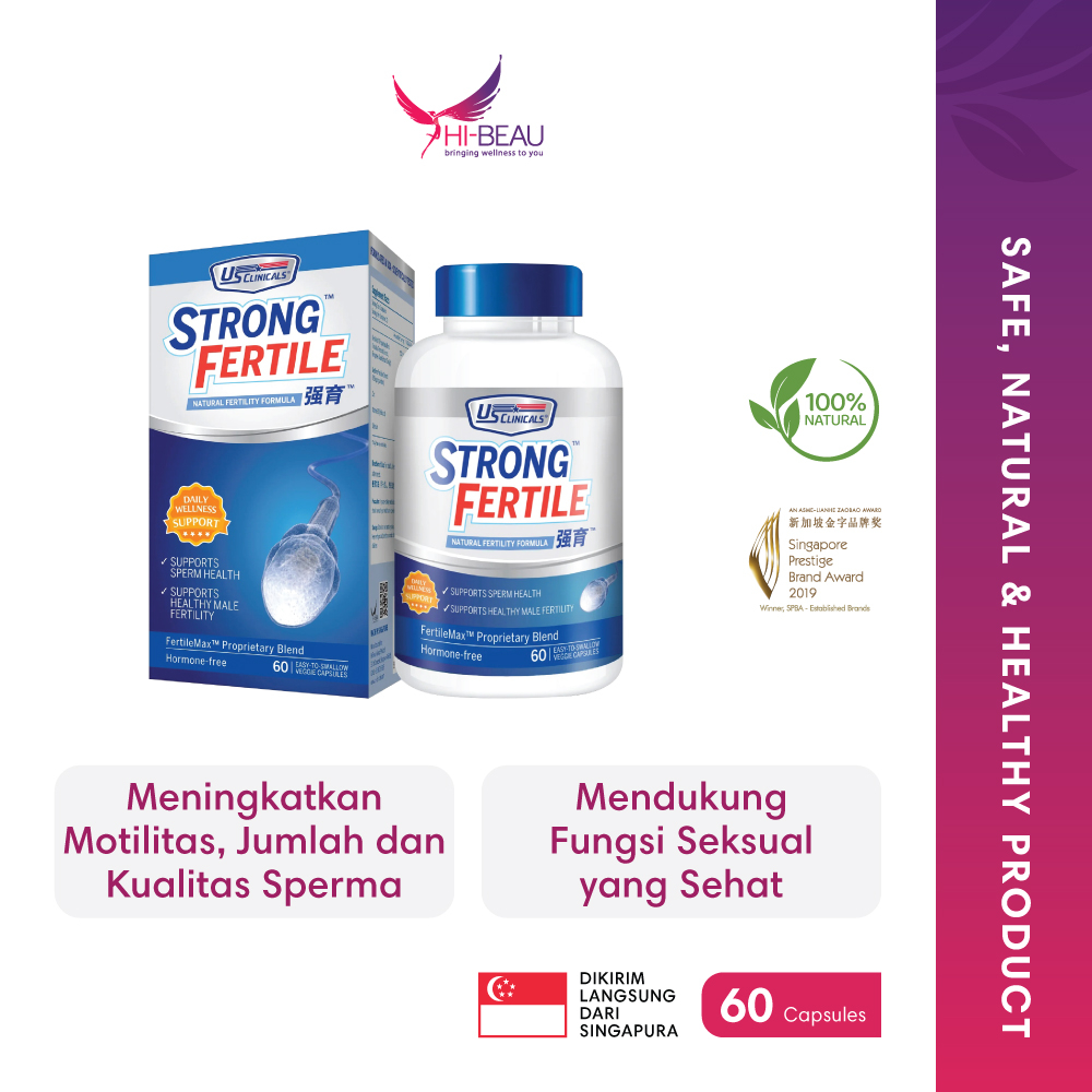 Jual US Clinicals StrongFertile 60s - Suplemen sperma pria, Vitamin ...