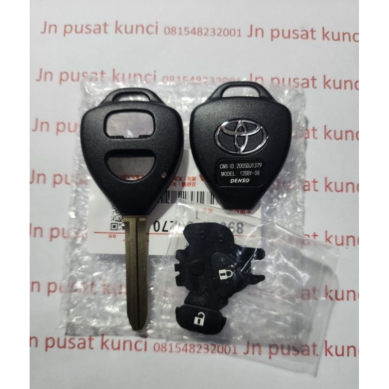 Jual Casing kunci mobil toyota yaris, innova,fortuner 2 tombol (Best ...