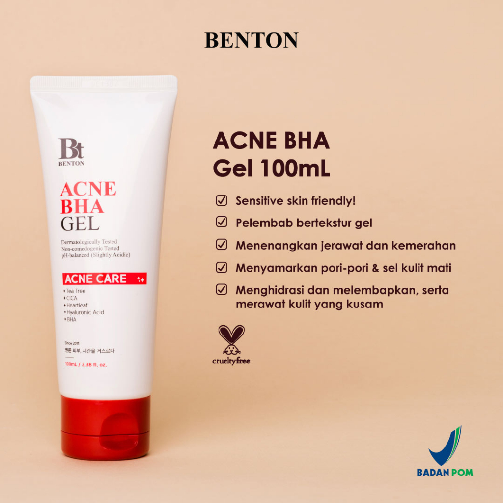 Jual BENTON Acne BHA Gel 100ml | Shopee Indonesia