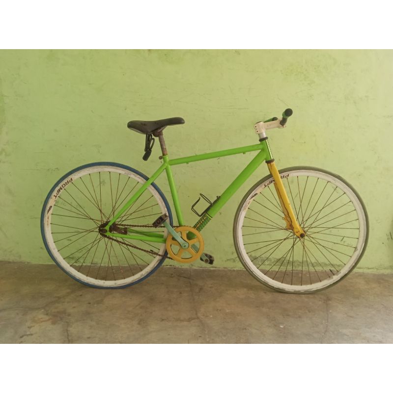 Jual SEPEDA FIXIE UNITED SOLOIST02 SIZE 48 HIJAU | Shopee Indonesia