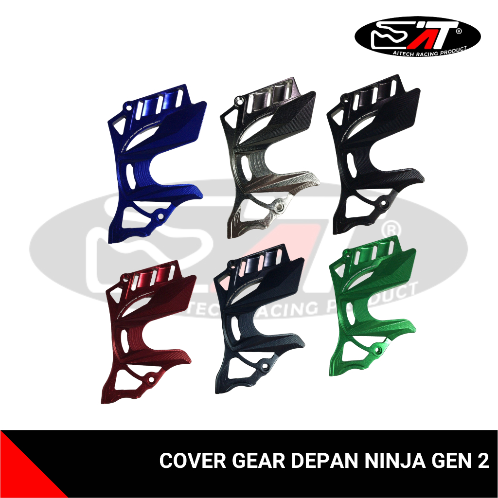 Jual Cover Gear Tutup Gir Depan Aitech for Ninja R RR | Shopee Indonesia