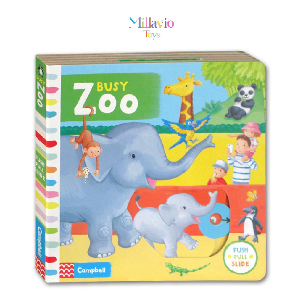 A Book Of Stories Busy Airport: A Push, Pull, Slide Book (Campbell Busy ...