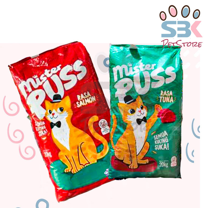Jual Mr Puss 8kg Makanan Kucing Kering Mister Puss | Shopee Indonesia