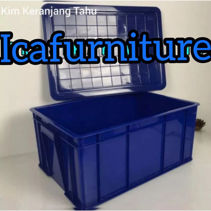 Jual BOX TAHU CONTAINER INDUSTRI KRAT BUNTU + TUTUP | Shopee Indonesia