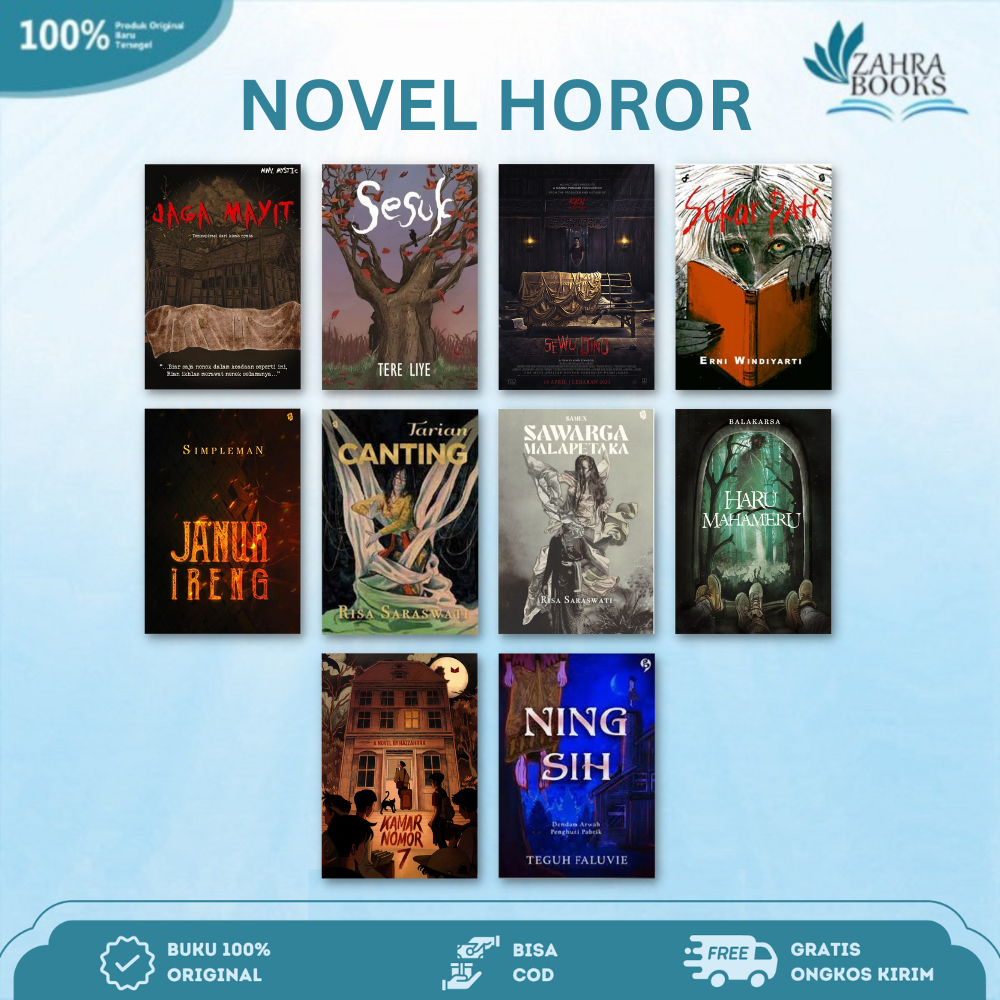Jual Novel Horor (Jaga Mayit, Sesuk, Sewu Dino, Sekar Pati, Janur Ireng ...