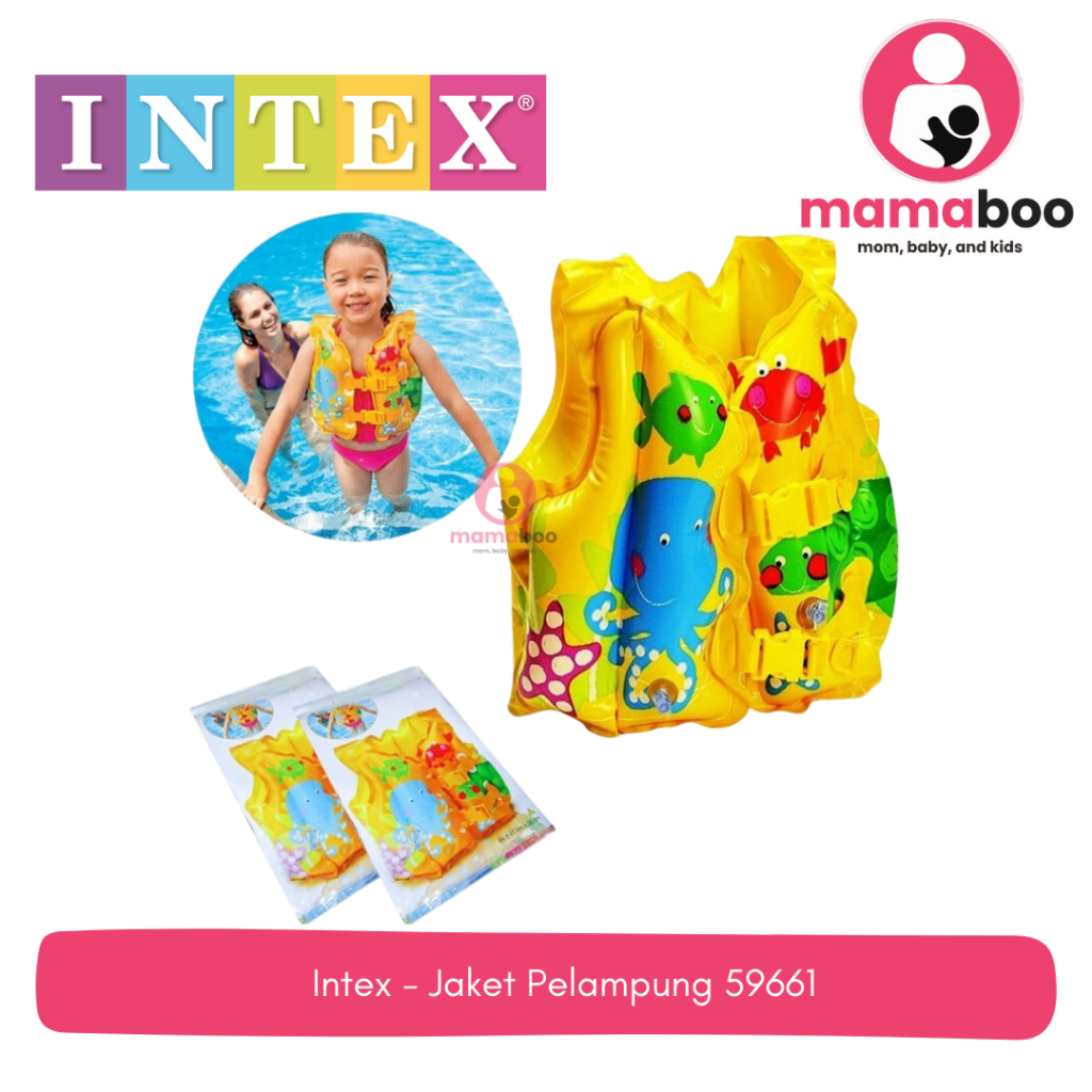Jual Intex - Jaket Pelampung 59661 | Shopee Indonesia