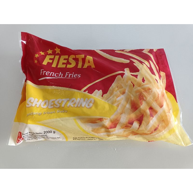 Jual FIESTA KENTANG SHOESTRING,CRINKLE, BATTER COATED@ 2 KG & 1KG ...